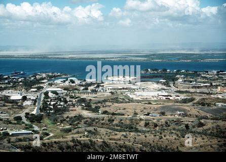A view of a portion of the naval station. Base: Naval Station ...