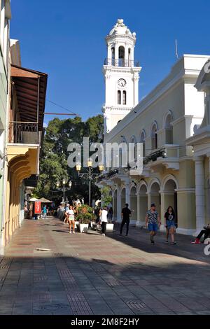 El Conde shopping street. Santo Domingo, Dominican Republic Stock Photo ...