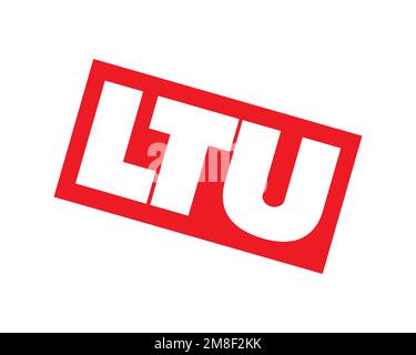LTU Austria, rotated logo, white background Stock Photo - Alamy