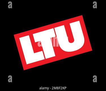 LTU Austria, Logo, Black background Stock Photo - Alamy