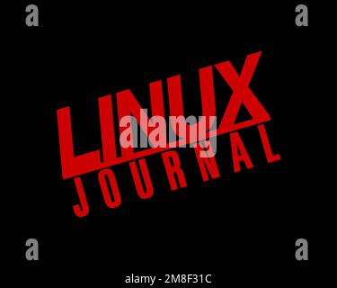 Linux Journal, Logo, Black background Stock Photo - Alamy