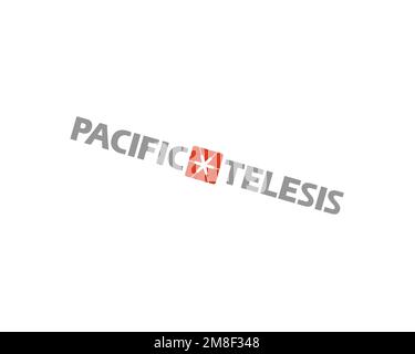 Pacific Telesis, Logo, White background Stock Photo - Alamy