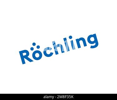 Roechling Group, rotated logo, white background B Stock Photo - Alamy