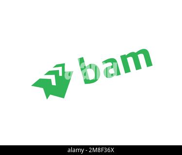 Royal BAM Group, Logo, White background Stock Photo - Alamy