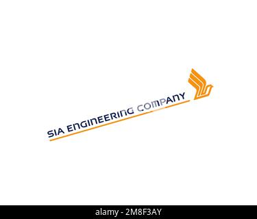 SIA Engineering Company, rotated logo, white background B Stock Photo ...