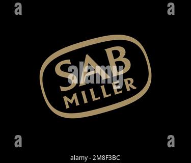 SABMiller, Logo, Black background Stock Photo - Alamy