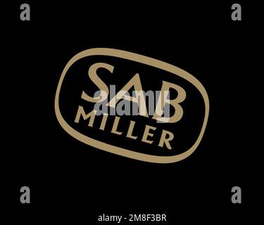 SABMiller, Logo, Black background Stock Photo - Alamy