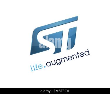 STMicroelectronics, Logo, White background Stock Photo - Alamy