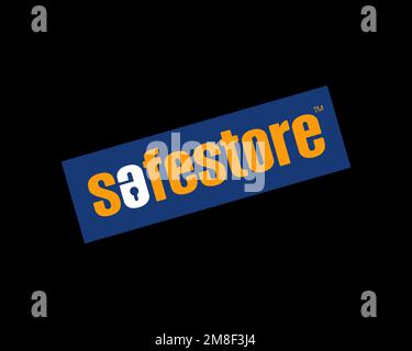 Safestore, Logo, Black background Stock Photo - Alamy