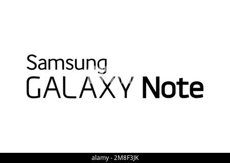 Samsung Galaxy Note 3, Logo, White Background Stock Photo - Alamy