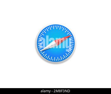 Safari web browser, Logo, White background Stock Photo - Alamy