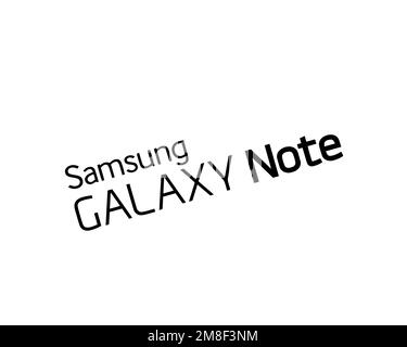 Samsung Galaxy Note 9, Logo, White Background Stock Photo - Alamy