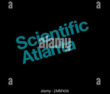 Scientific Atlanta, Logo, Black background Stock Photo - Alamy