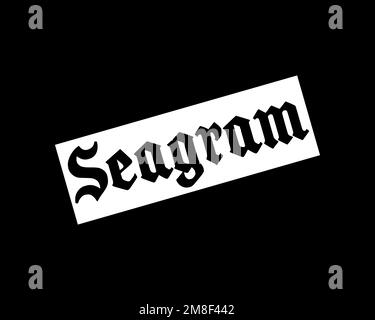 Seagram, Logo, Black background Stock Photo - Alamy
