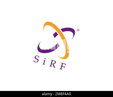 SiRF, rotated logo, white background Stock Photo - Alamy