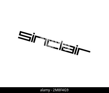 Sinclair Research, rotated logo, white background Stock Photo - Alamy