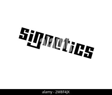Signetics, Logo, White background Stock Photo - Alamy