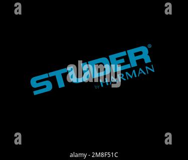 Studer, Logo, Black background Stock Photo - Alamy