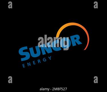 Suncor Energy, Logo, Black background Stock Photo - Alamy