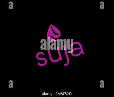 Suja Juice, Logo, Black background Stock Photo - Alamy