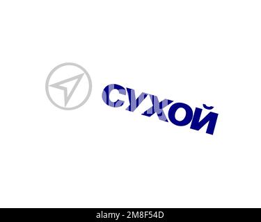 Sukhoi, Logo, White background Stock Photo - Alamy