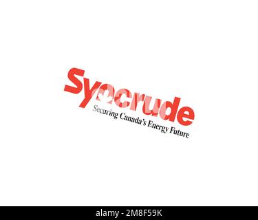 Syncrude, rotated logo, white background Stock Photo - Alamy