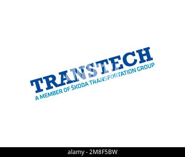 Skoda Transtech, Logo, White background Stock Photo - Alamy