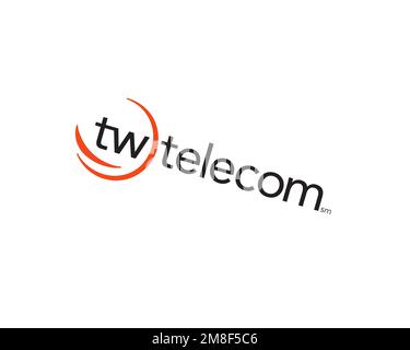 TW Telecom, rotated logo, white background Stock Photo - Alamy