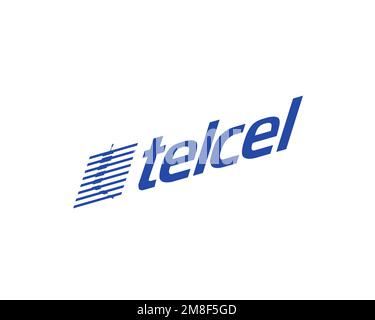 Telcel, rotated logo, white background B Stock Photo - Alamy
