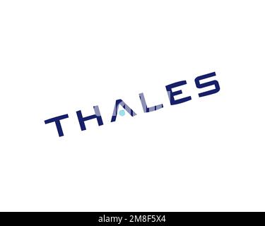 Thales Training & Simulation, Logo, White background Stock Photo - Alamy