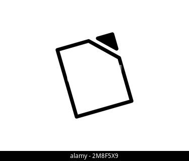 The Document Foundation, rotated logo, white background B Stock Photo ...
