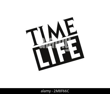 Time Life, rotated logo, white background B Stock Photo - Alamy