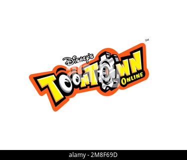 Toontown Online, Logo, White background Stock Photo - Alamy