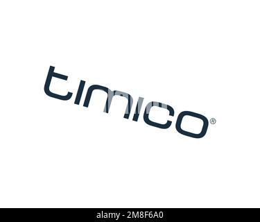 Timico, rotated logo, white background Stock Photo - Alamy