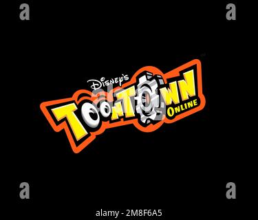 Toontown Online, Logo, Black background Stock Photo - Alamy