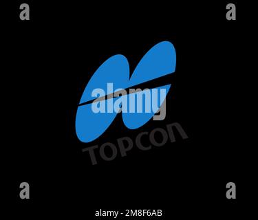 Topcon, Logo, Black background Stock Photo - Alamy