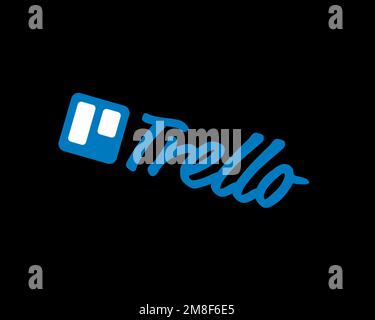 Trello, Logo, Black background Stock Photo - Alamy