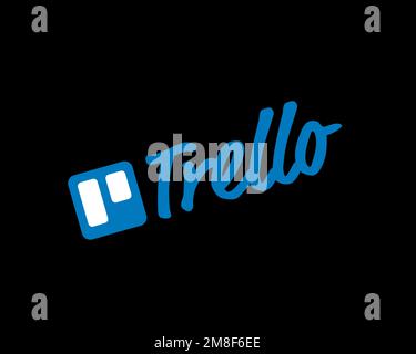 Trello, Logo, Black background Stock Photo - Alamy