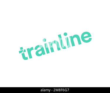 Trainline, Logo, White background Stock Photo - Alamy