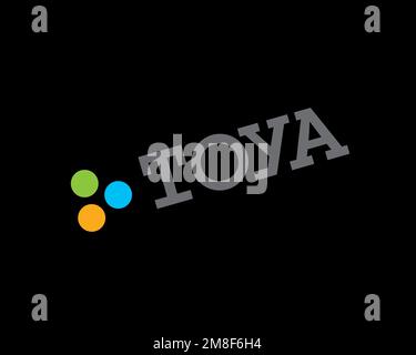 Toya company, Logo, Black background Stock Photo - Alamy