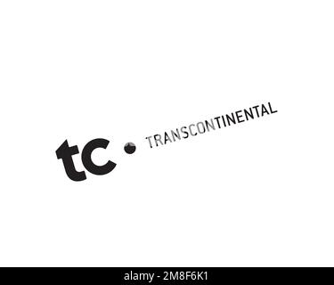 Transcontinental company, Logo, White background Stock Photo - Alamy