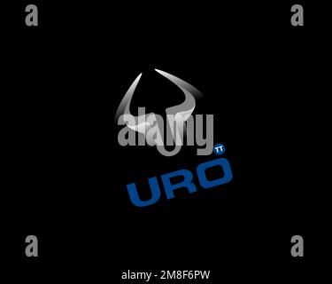 UROVESA, Logo, Black background Stock Photo - Alamy