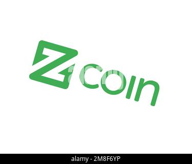 Zcoin, rotated logo, white background Stock Photo - Alamy