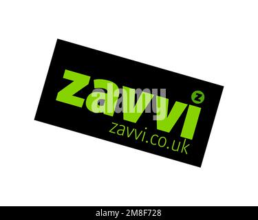 Zavvi retailer, rotated logo, white background Stock Photo - Alamy