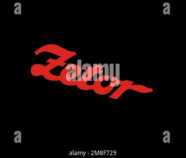 Zetor, rotated logo, black background Stock Photo - Alamy