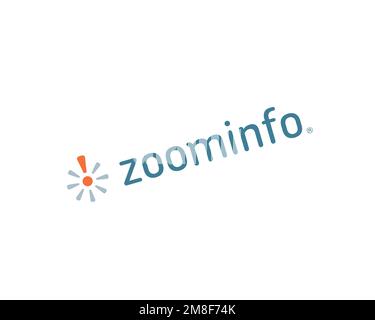 ZoomInfo, Logo, White background Stock Photo - Alamy