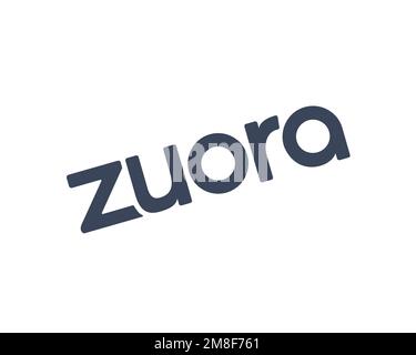 Zuora, rotated logo, white background B Stock Photo - Alamy