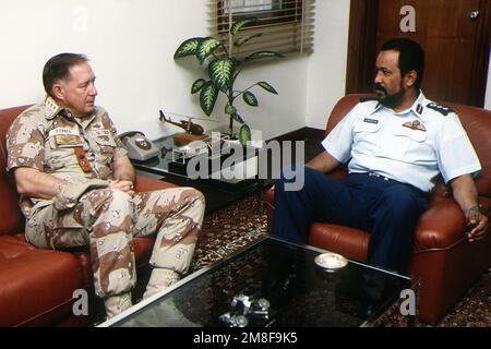 LT. GEN. Charles Horner, commanding general, U.S. Central Air Force ...