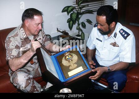 LT. GEN. Charles Horner, commanding general, U.S. Central Air Force ...