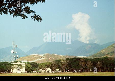 Clouds of ash pour from Mount Pinatubo as the volcano erupts for the ...